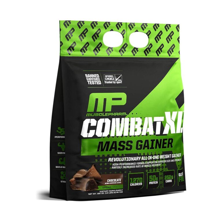 MusclePharm combat xl mass gainer 12 LBS- Milk Chocolate - Team Forever