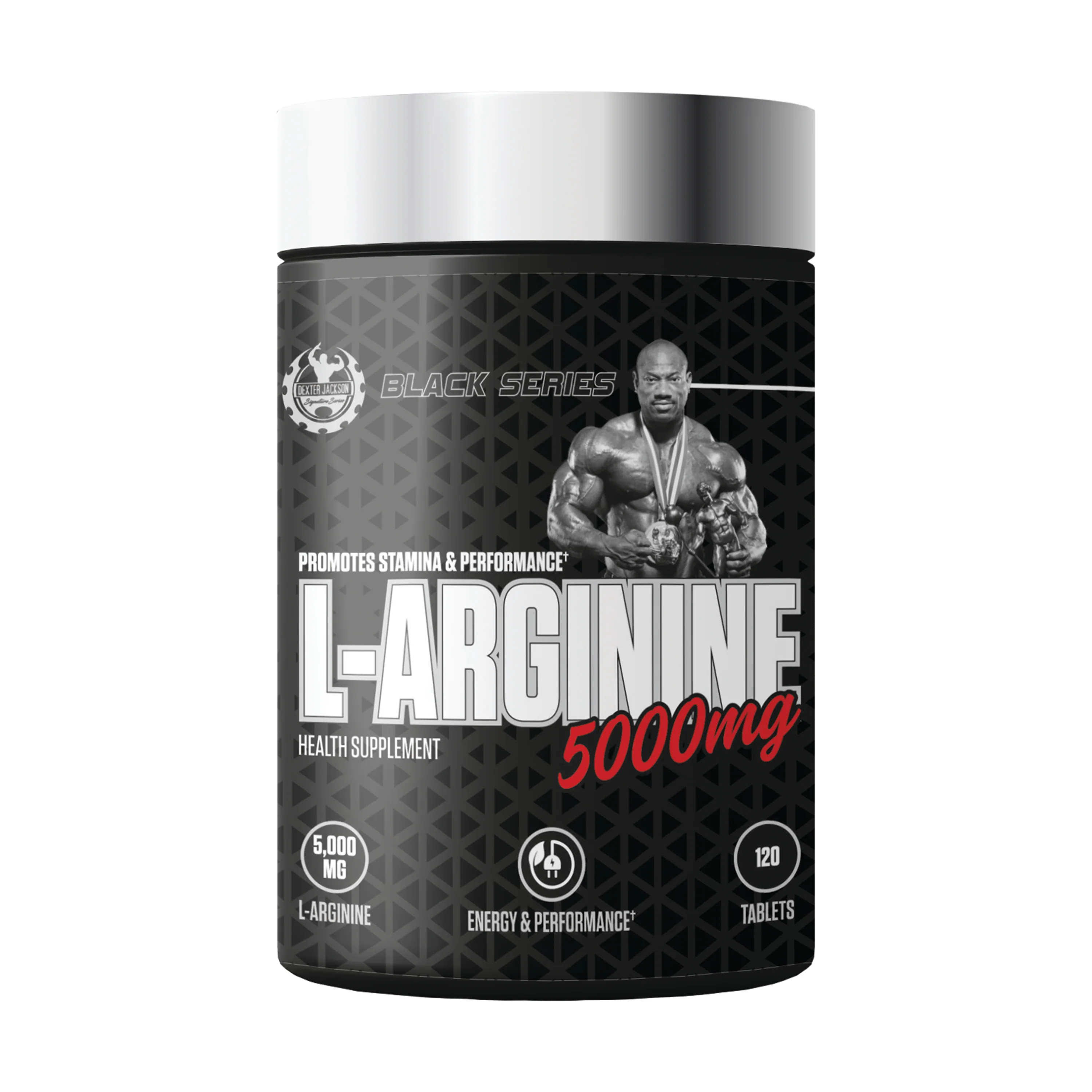 Dexter Jackson Black Series L-Arginine 5000mg, 120 Tablets - Team Forever